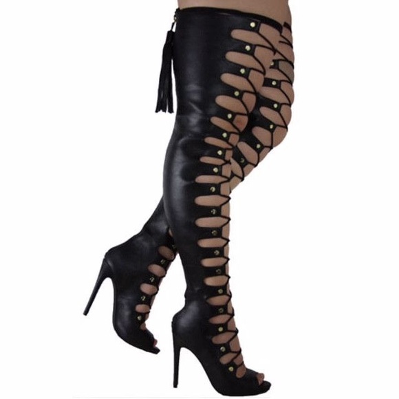 Shoes | Maneater Stiletto Thigh High | Poshmark